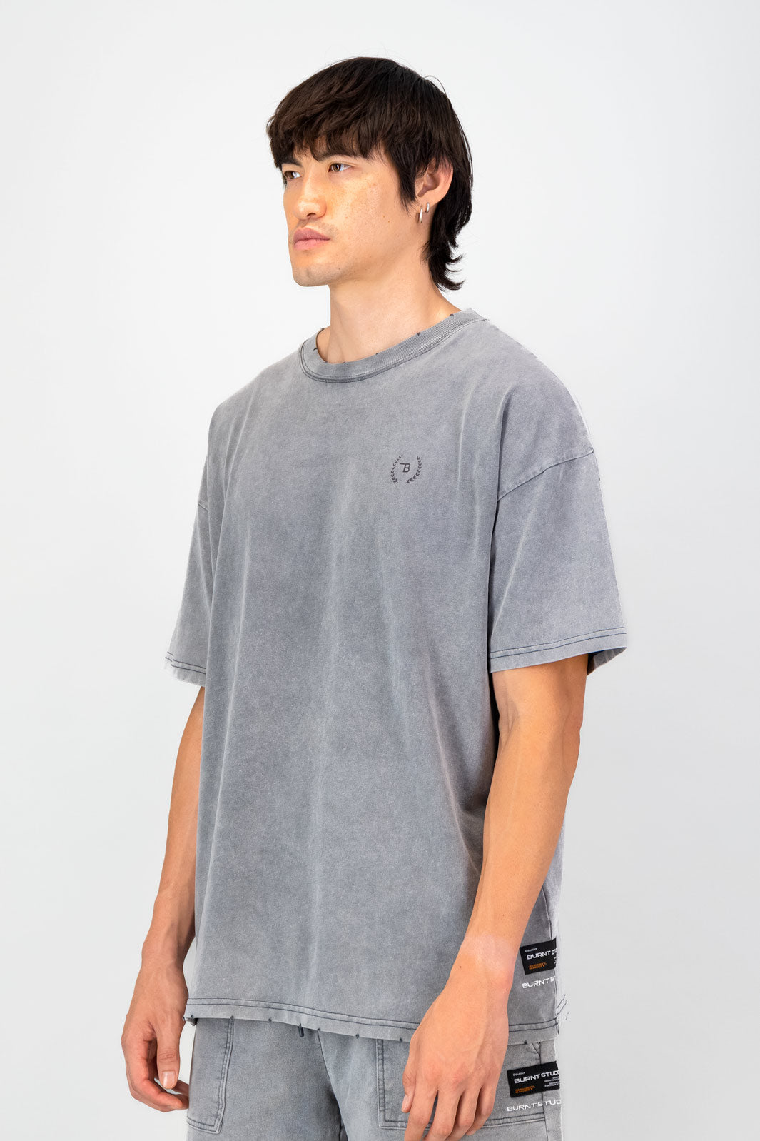 Grey Acid Wash Set – Burnt
