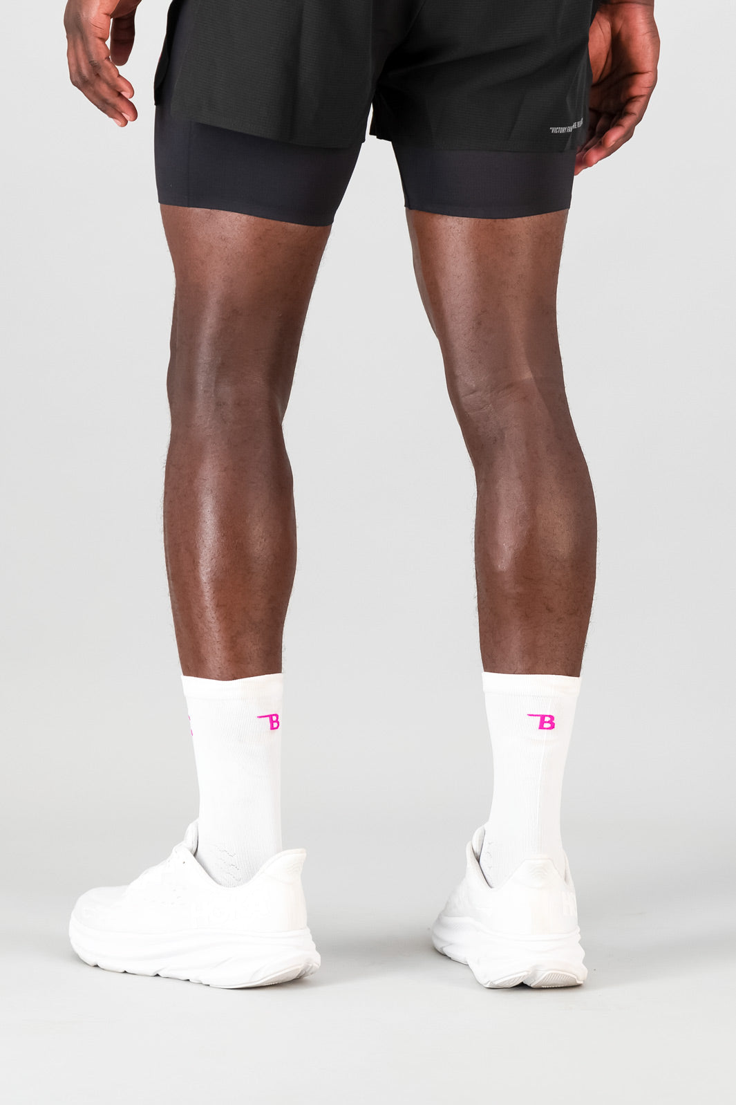 Burnt Studios | BRC Pro Sock - White & Pink