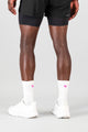Burnt Studios | BRC Pro Sock - White & Pink