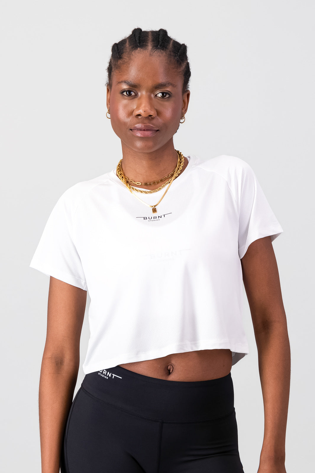 Burnt Activewear | Essential Flow Tee - White