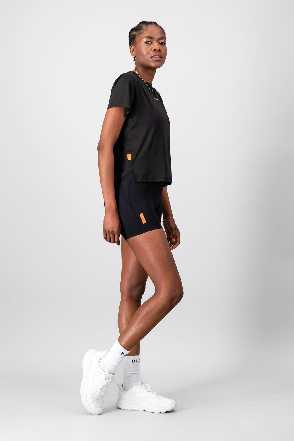 Burnt Activewear | Essential Flow Tee - Black