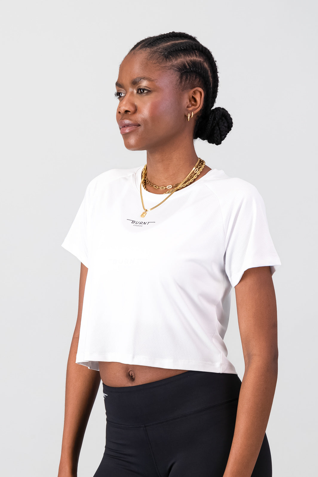 Burnt Activewear | Essential Flow Tee - White