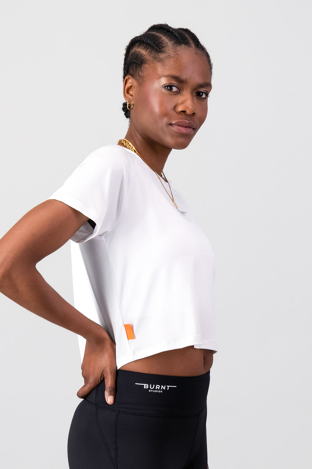 Burnt Activewear | Essential Flow Tee - White