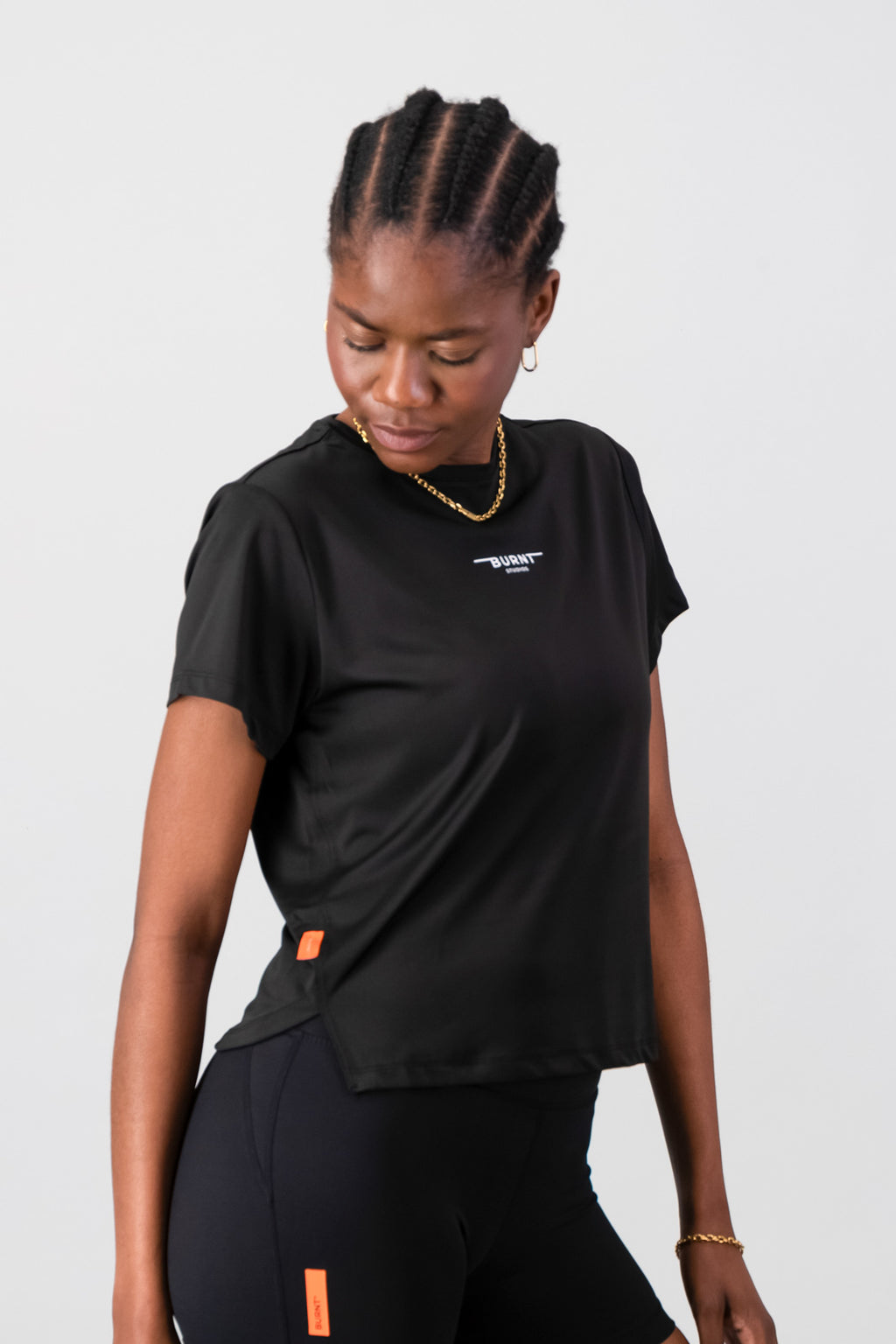 Burnt Activewear | Essential Movement Tee - Black