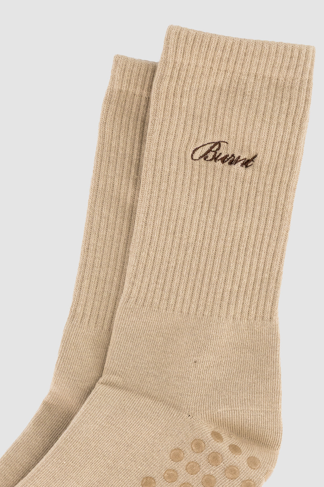 Burnt Studios | Studio Grip Sock - Cashew