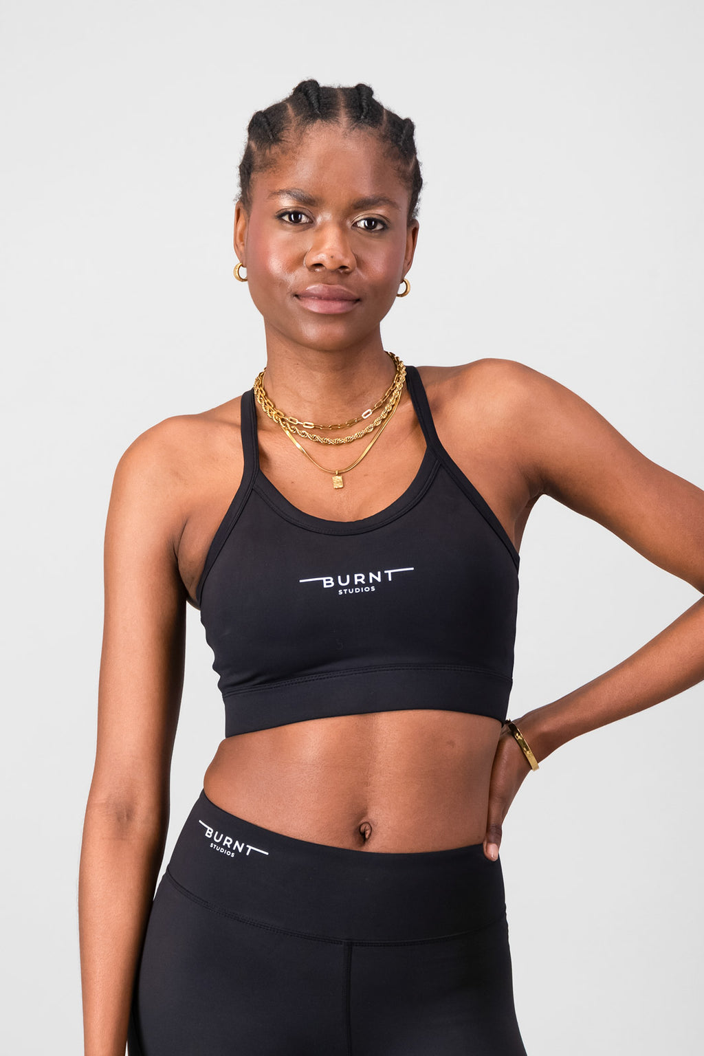 Burnt Activewear | Essential Strong Bra - Black