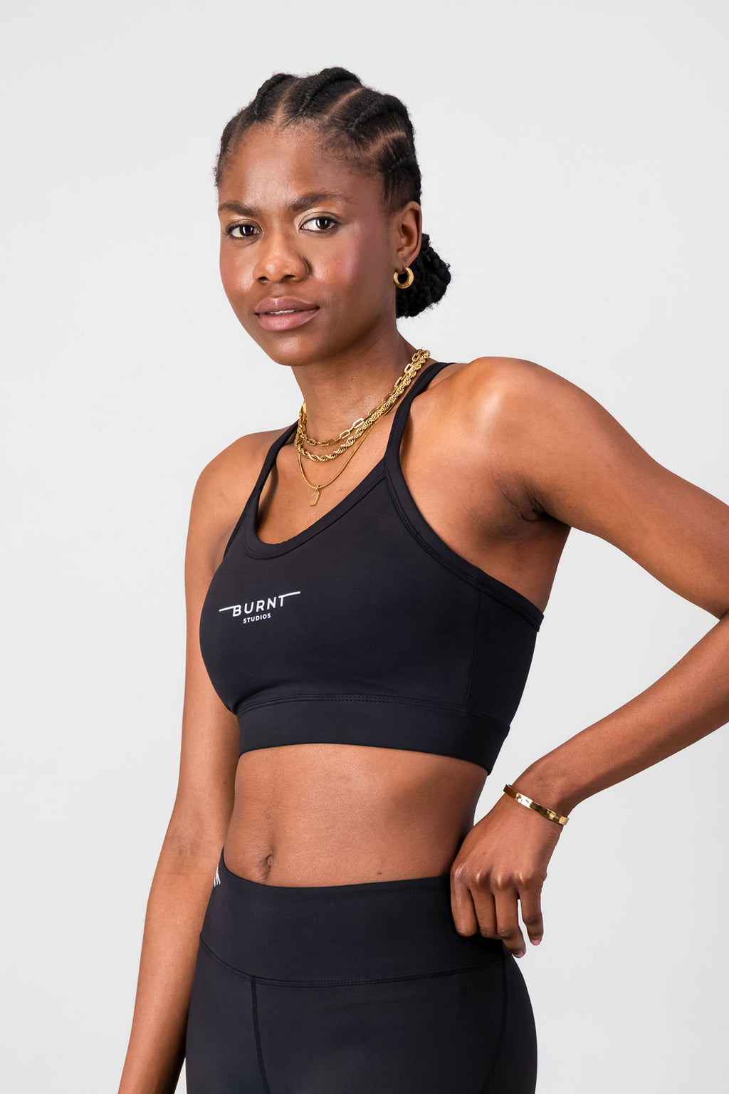 Burnt Activewear | Essential Strong Bra - Black