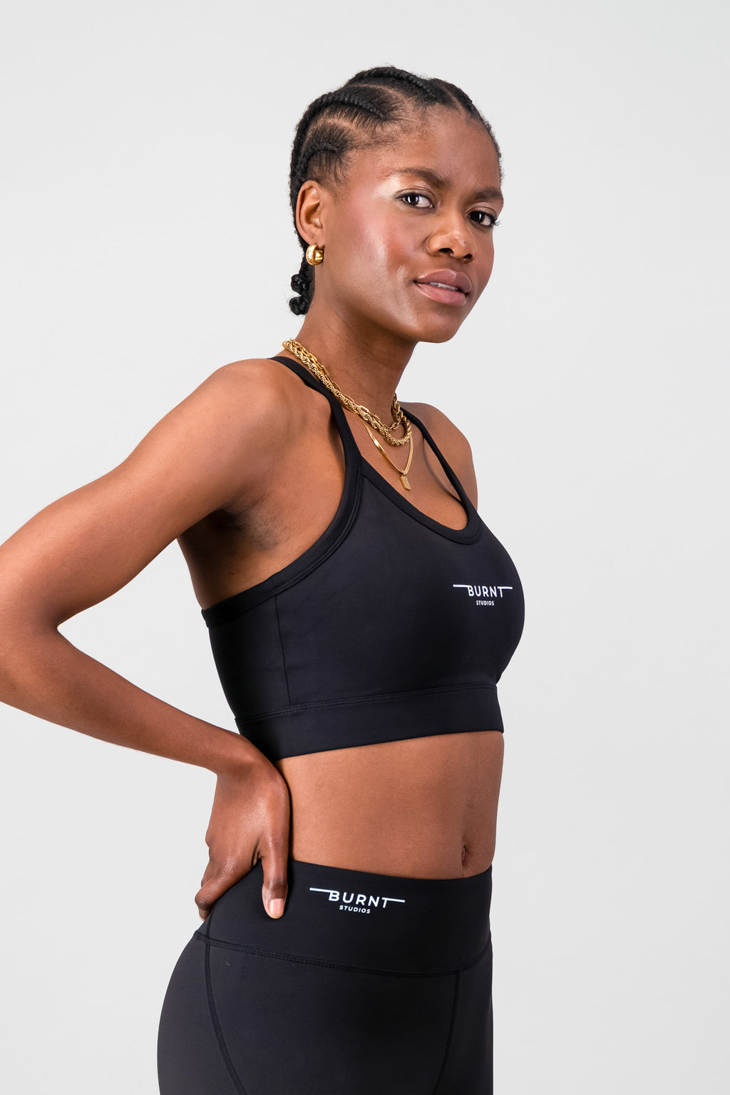Burnt Activewear | Essential Strong Bra - Black