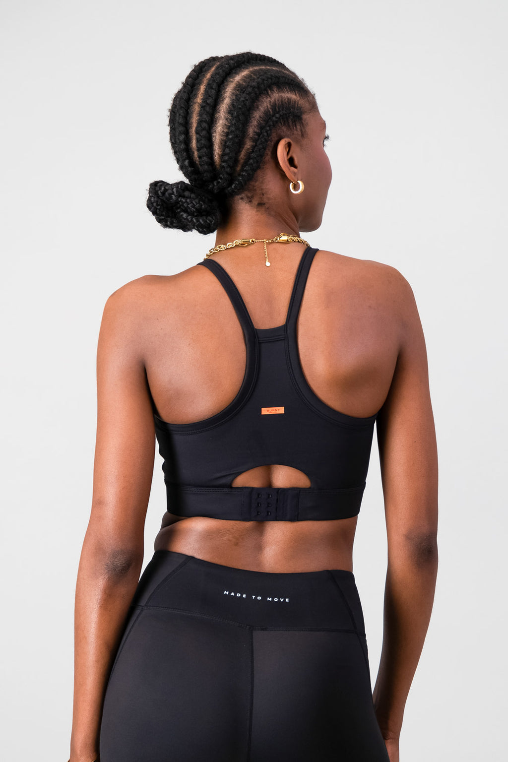 Burnt Activewear | Essential Strong Bra - Black