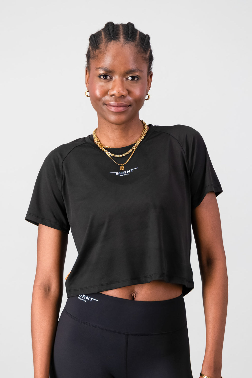 Burnt Activewear | Essential Flow Tee - Black