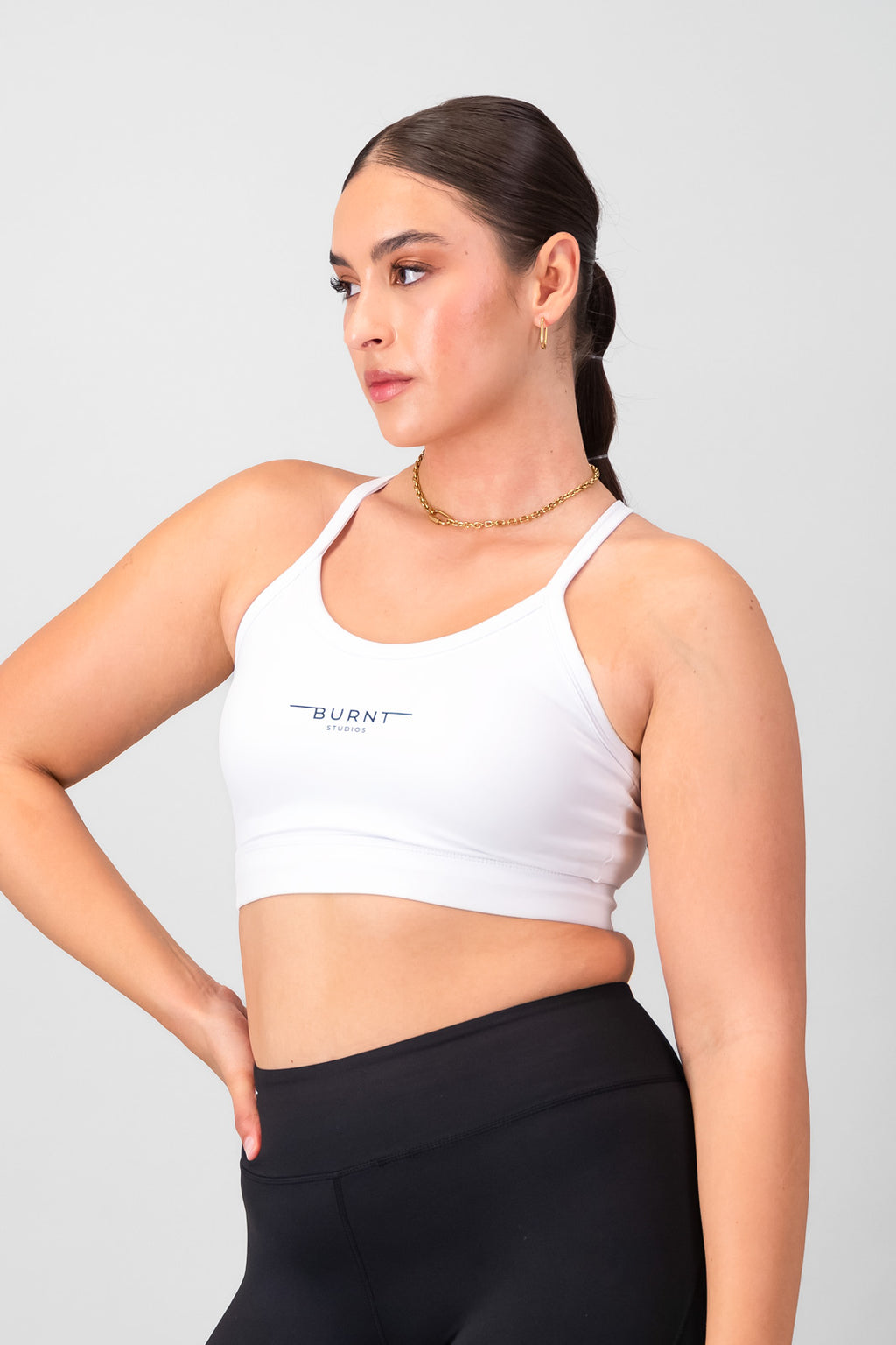 Burnt Activewear | Essential Strong Bra - White