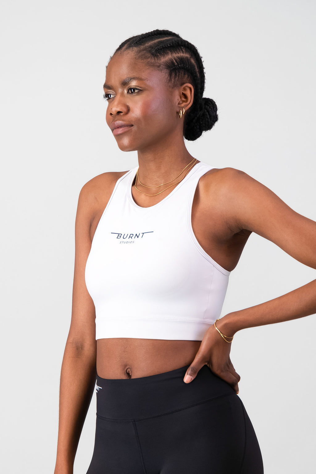 Burnt Activewear | Essential Energy Bra - White