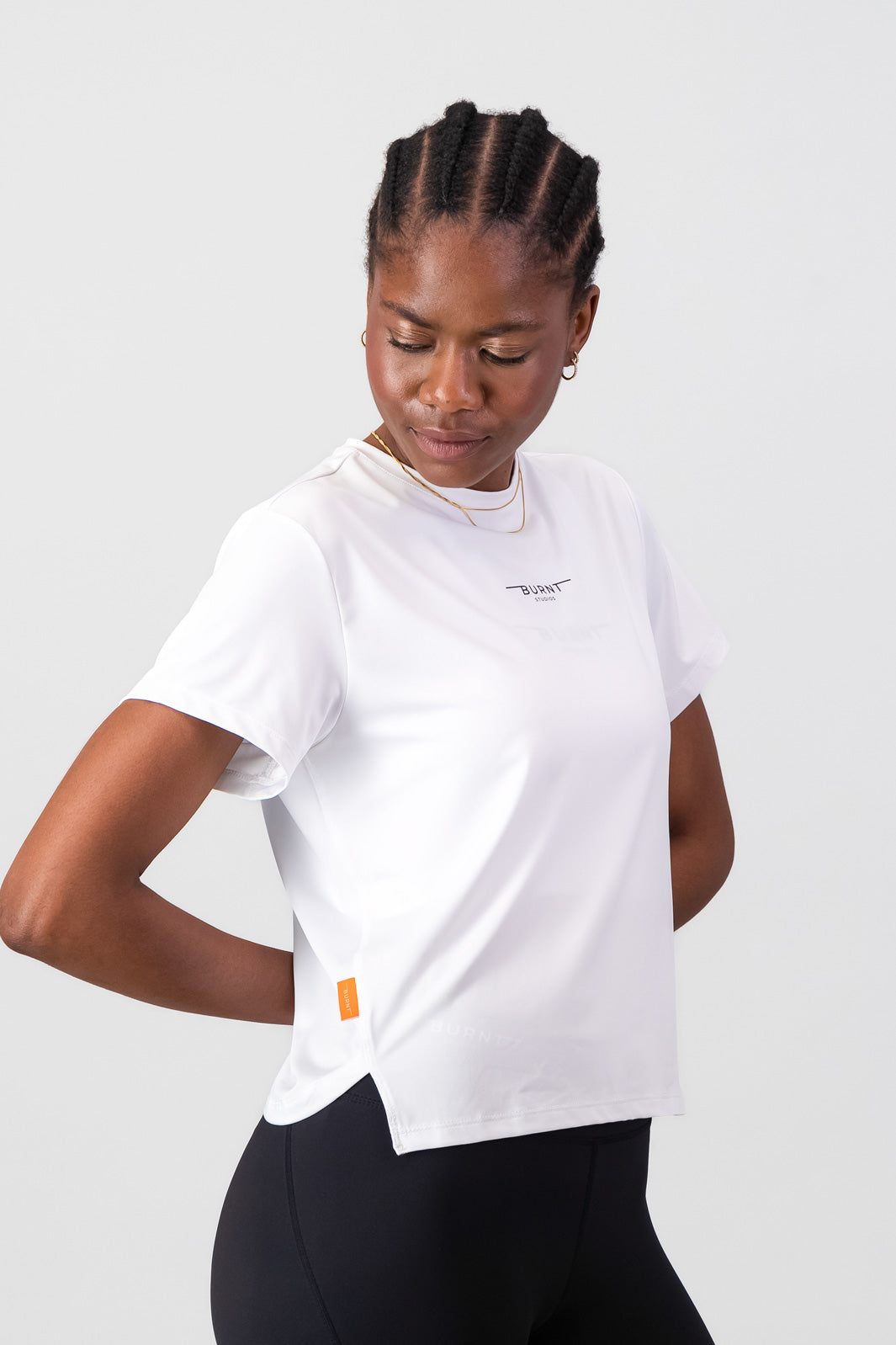 Burnt Activewear | Essential Movement Tee - White