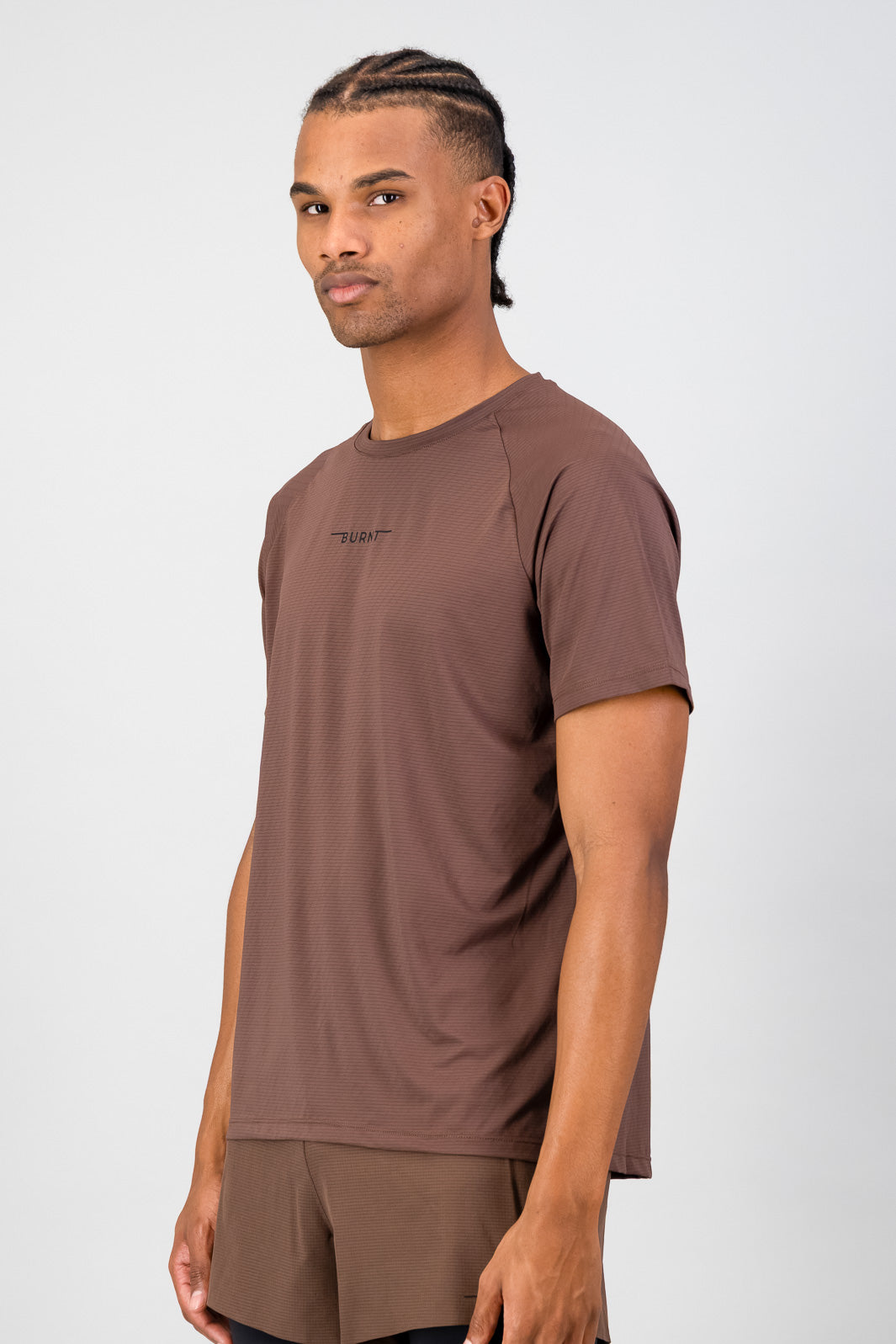 Burnt Studios | Men's Peak Active Tee - Dust