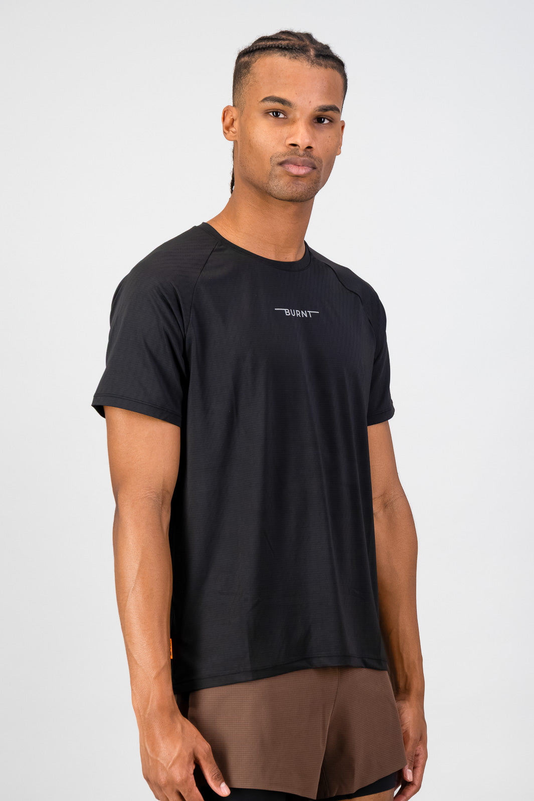 Burnt Studios | Men's Peak Active Tee - Black