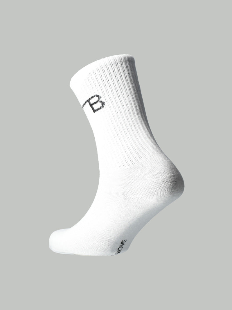 Burnt Studios| Unisex Crew Socks (2 Pack) - Side Logo Burnt Studios| Unisex Crew Socks (2 Pack) - Side Logo