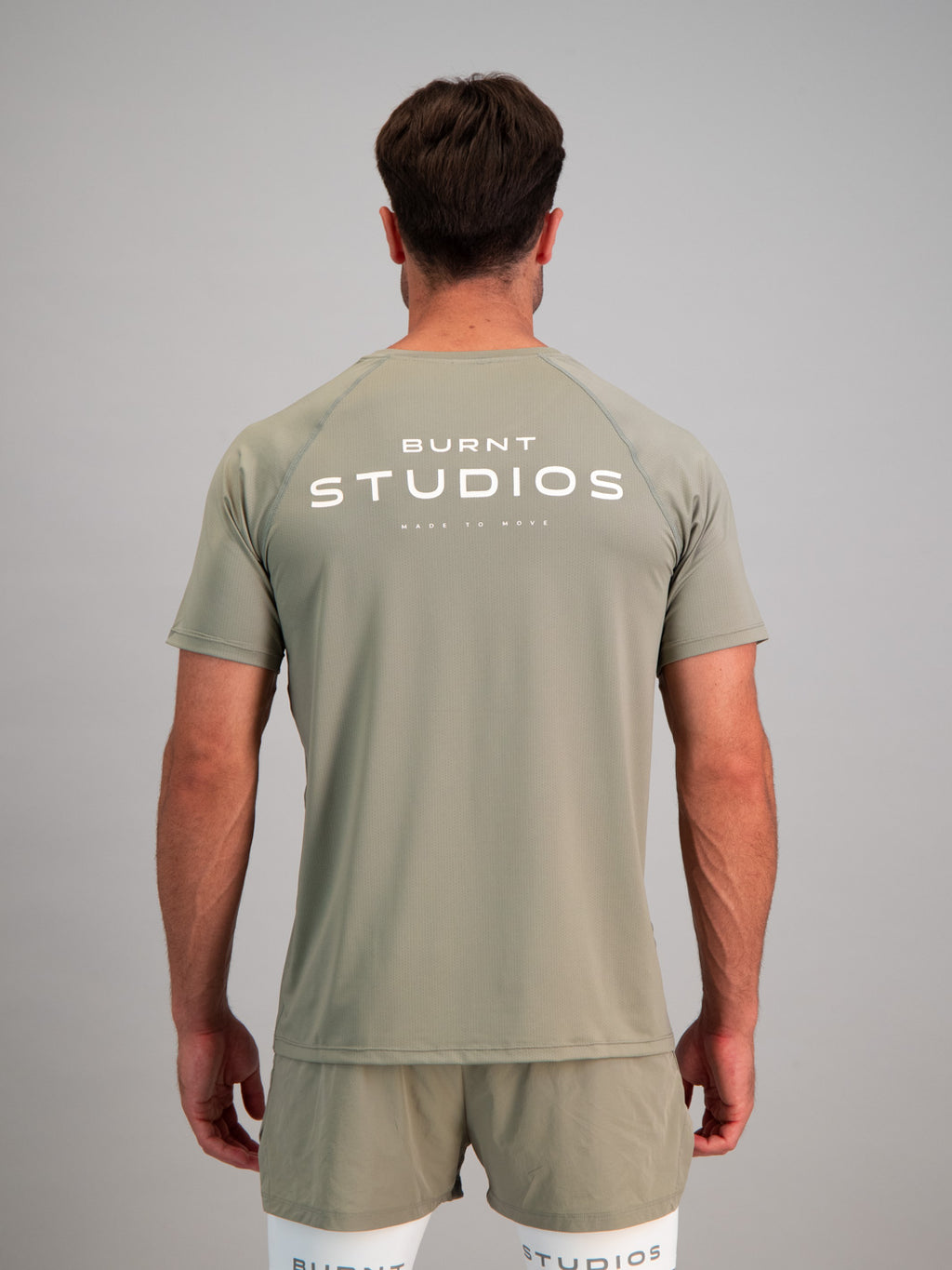 Burnt Studio Men's | LA Run Tee - Sage
