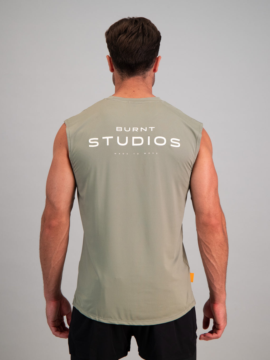 Burnt Studio Men's | LA Muscle Tank - Sage