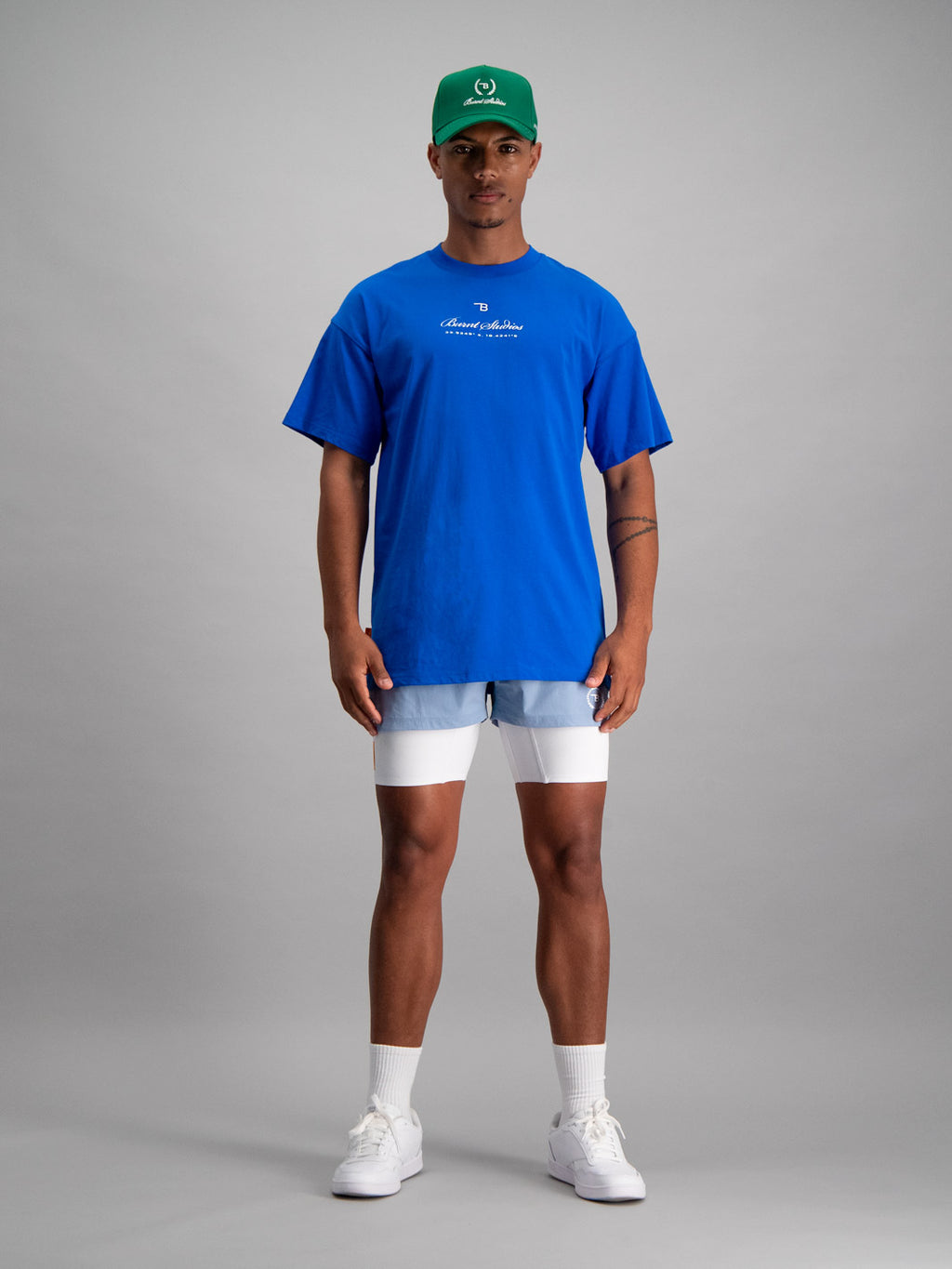 Burnt Activewear | Oversized Tee - Blue