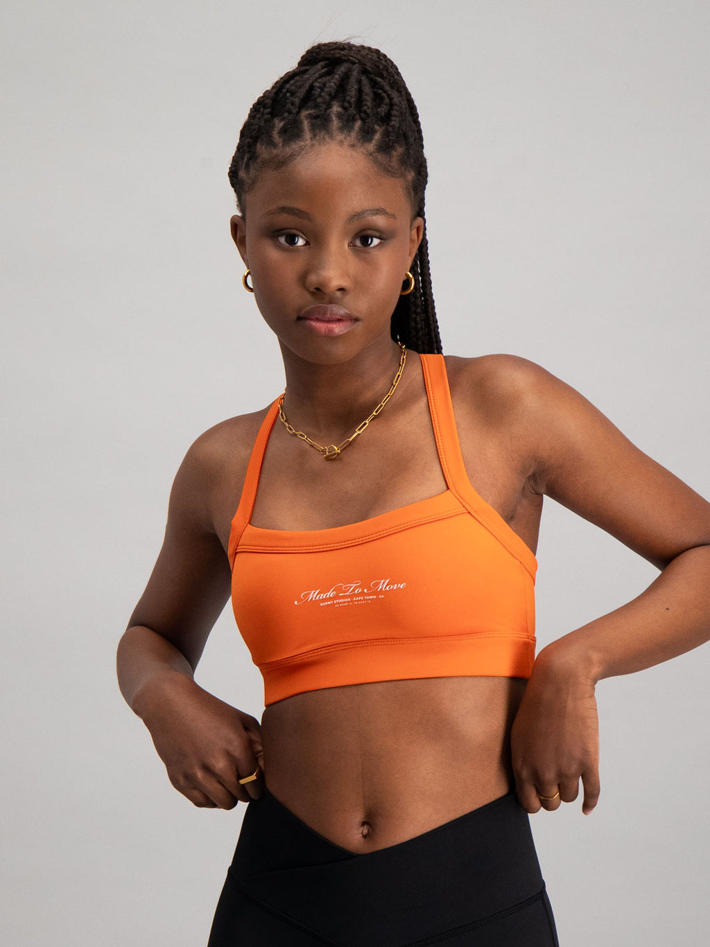 Burnt Studios | Woman's Core Sports Bra - Orange