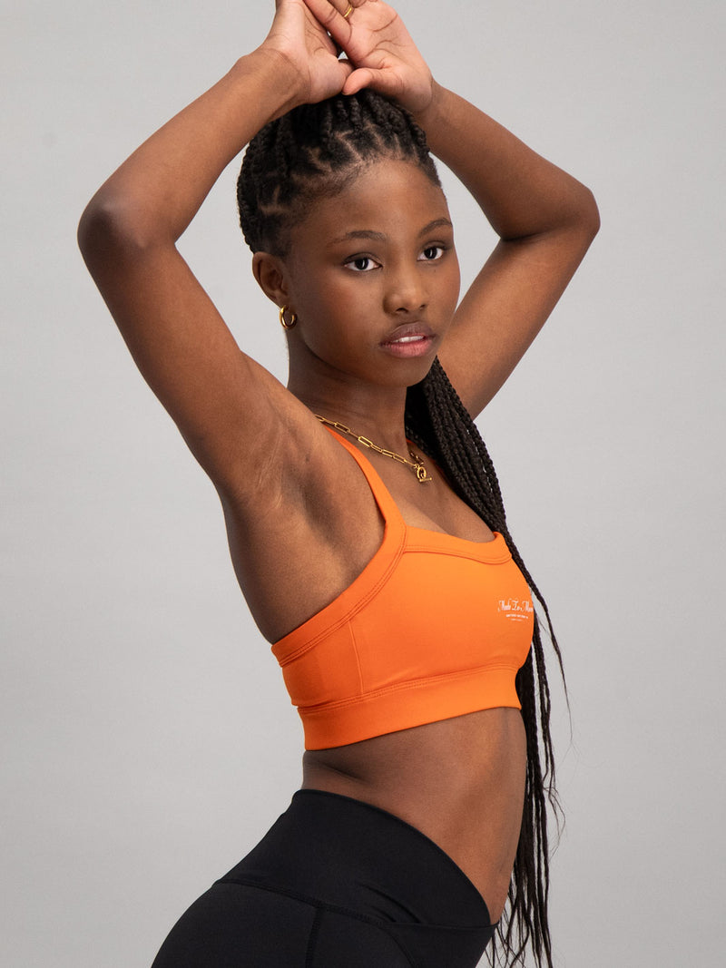 Burnt | Woman's Core Sports Bra - Orange