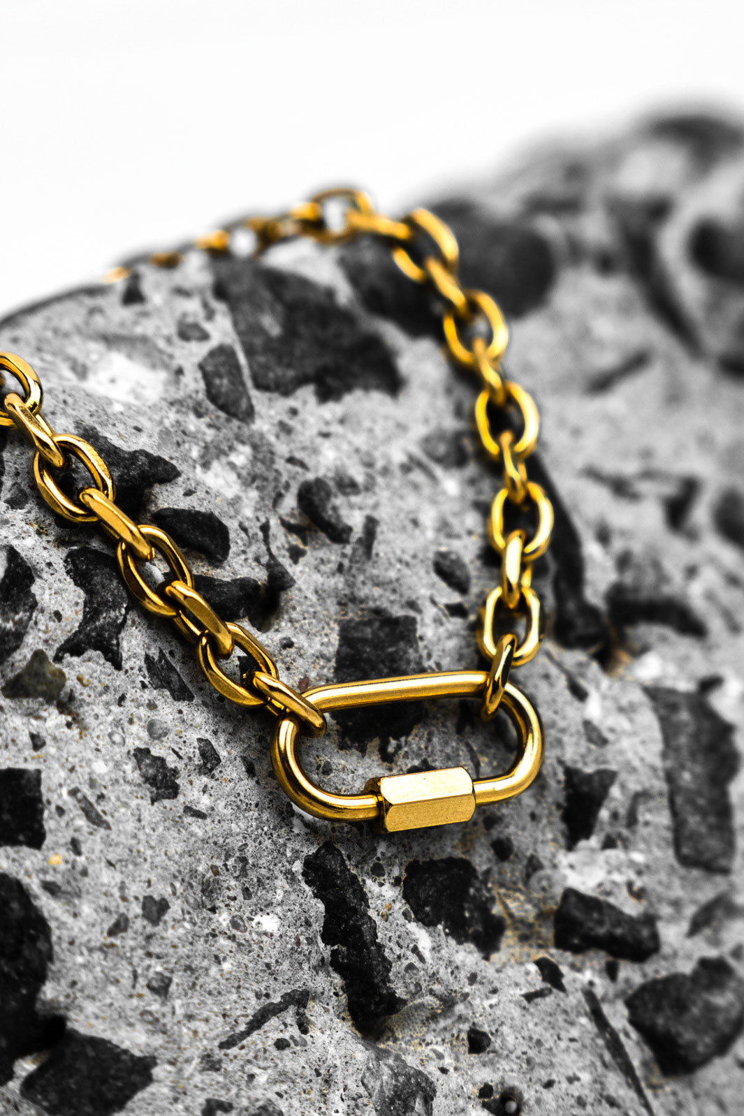 Burnt Studios | Active Jewellery | Lock Chain Bracelet