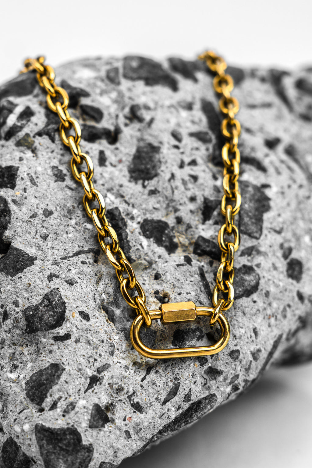 Burnt Studios | Active Jewellery | Lock Chain Necklace