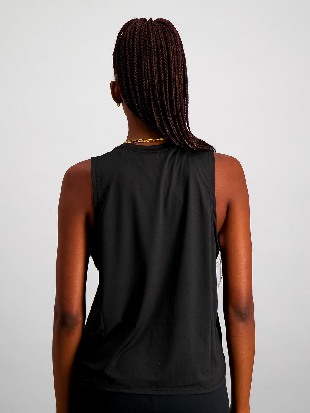 Burnt | Madison Performance Tank in Black