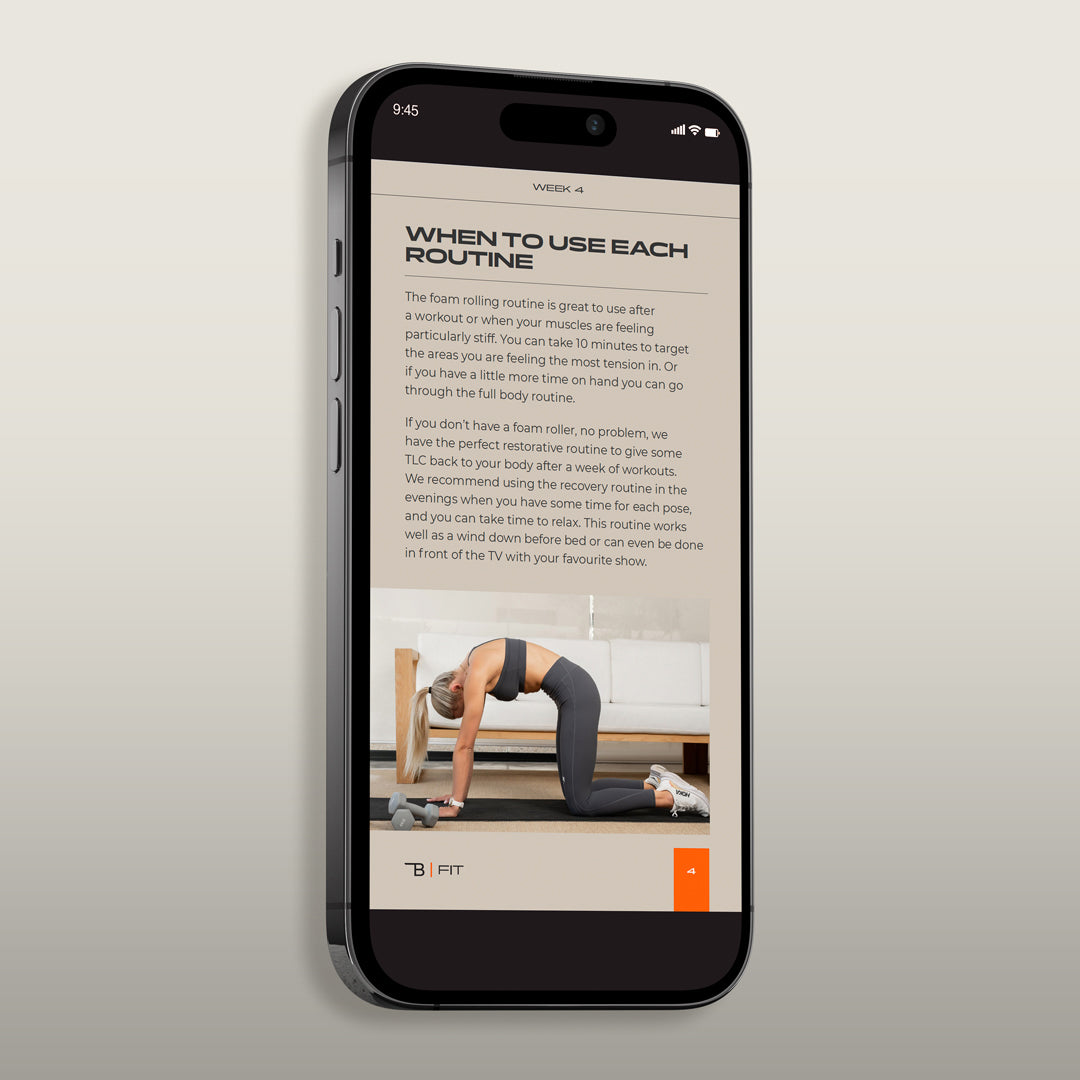 On the Move | Women's 4 Week at Home/Gym Program – Burnt