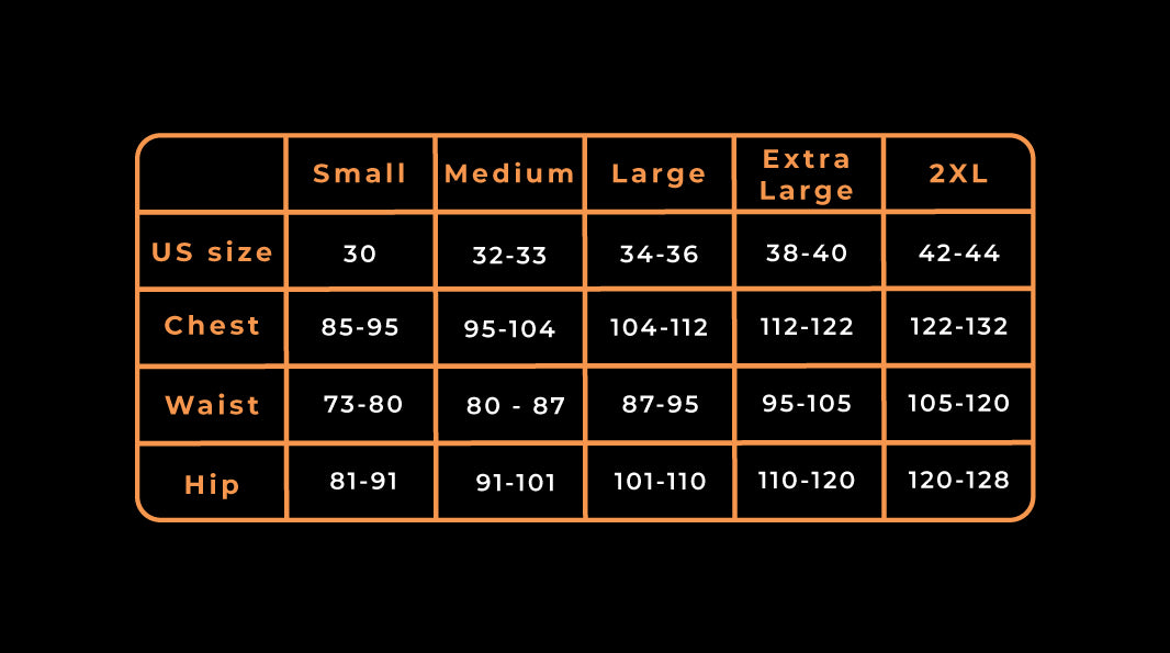 Size Chart – Burnt