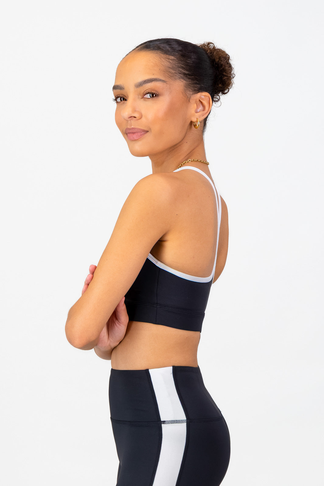 Burnt Studios | Lua Sports Bra - Black & White