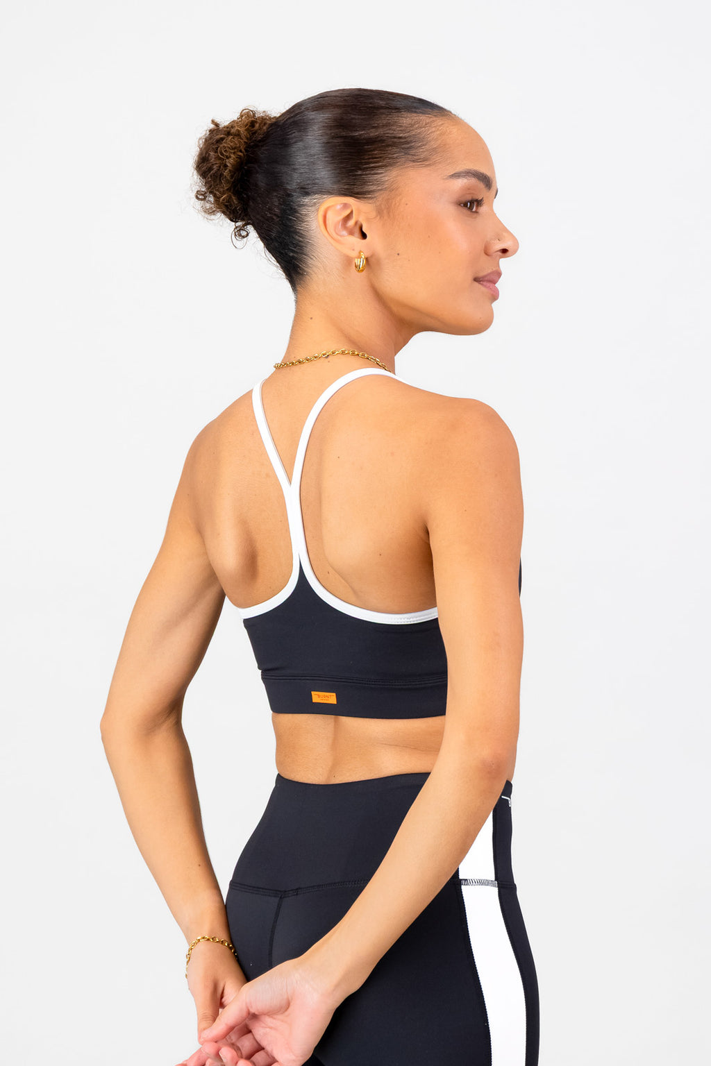 Burnt Studios | Lua Sports Bra - Black & White