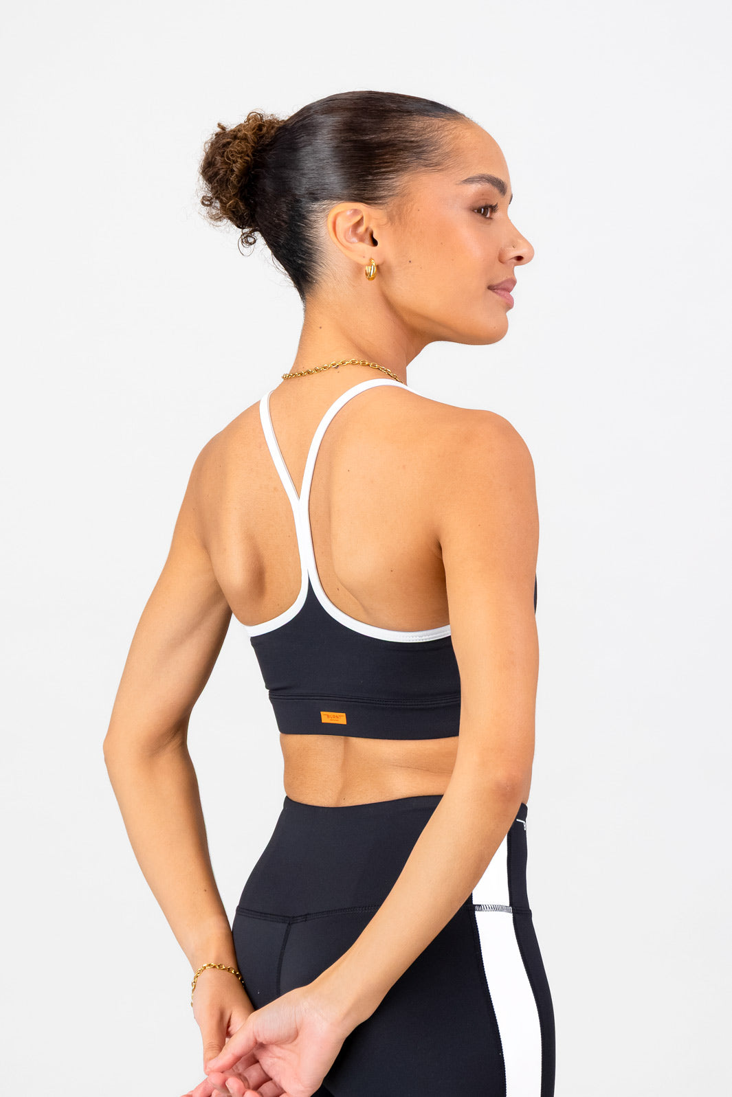 Burnt Studios | Lua Sports Bra - Black & White